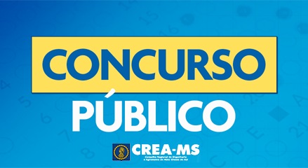 Crea-MS realiza concurso público com seis vagas imediatas | Confea ...