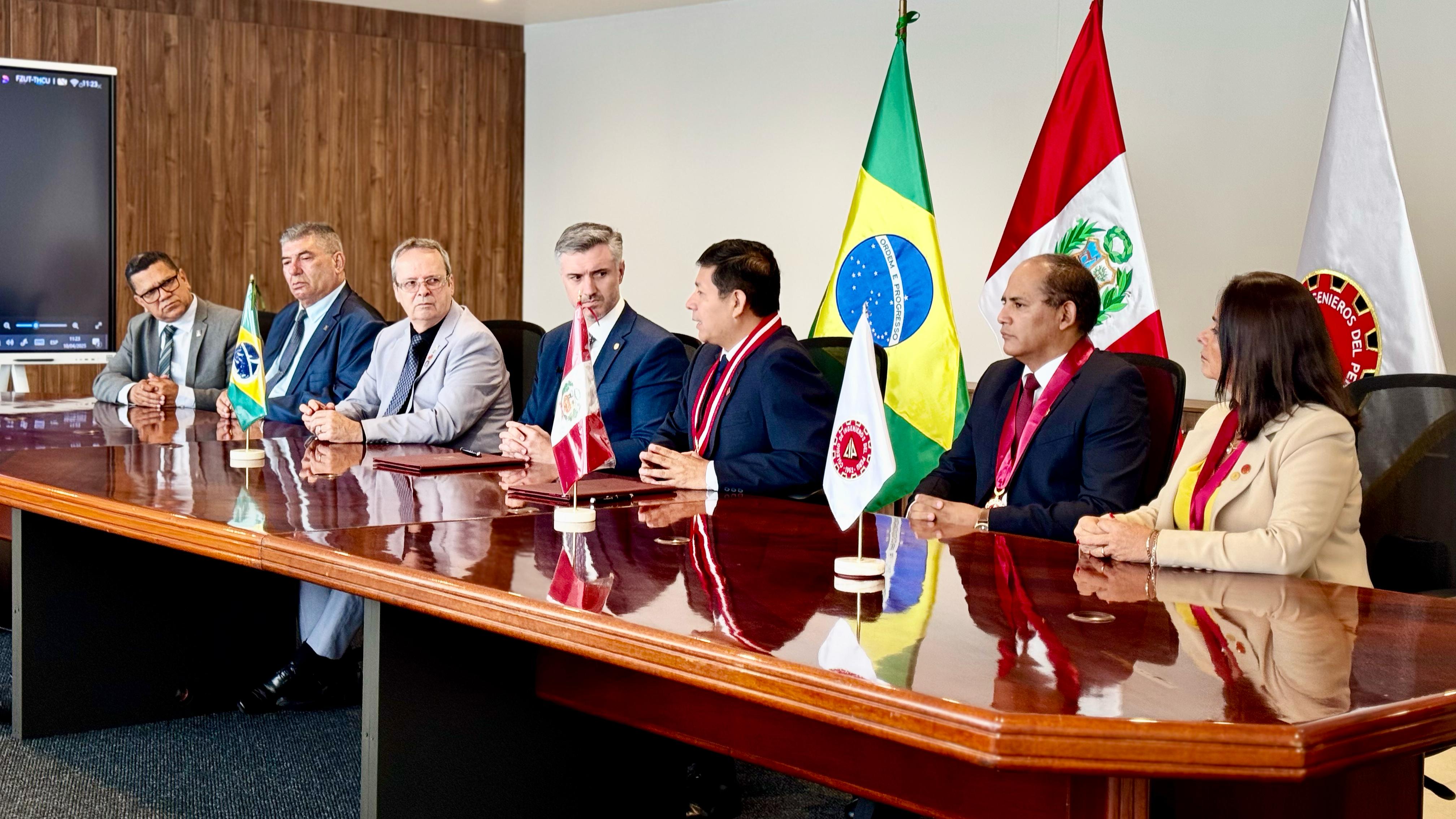 Confea e engenheiros do Peru firmam parceria pela engenharia na América ...